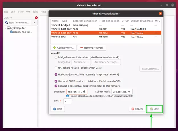 Yuav Ua Li Cas Configure DHCP Server ntawm VMware Workstation Pro 16 5004_19