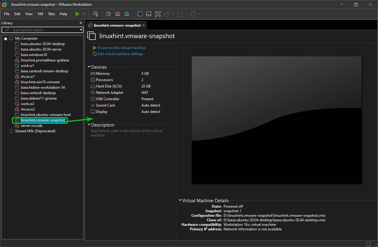 VMware Workstation Pro 16 Sanal Makinelerini OVA Formatında Dışa Aktarma 5007_1