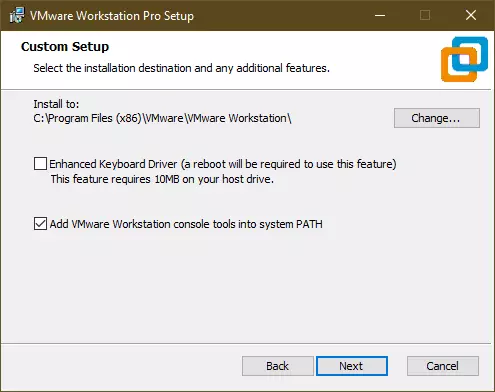Kaip įdiegti „VMware Workstation Pro 16“ sistemoje „Windows“. 5010_14