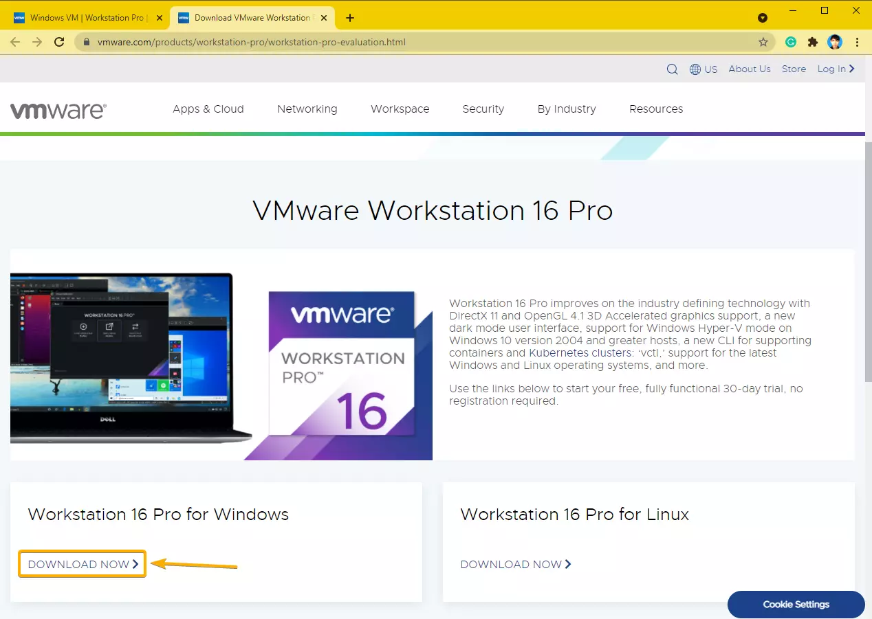 Kaip įdiegti „VMware Workstation Pro 16“ sistemoje „Windows“. 5010_6