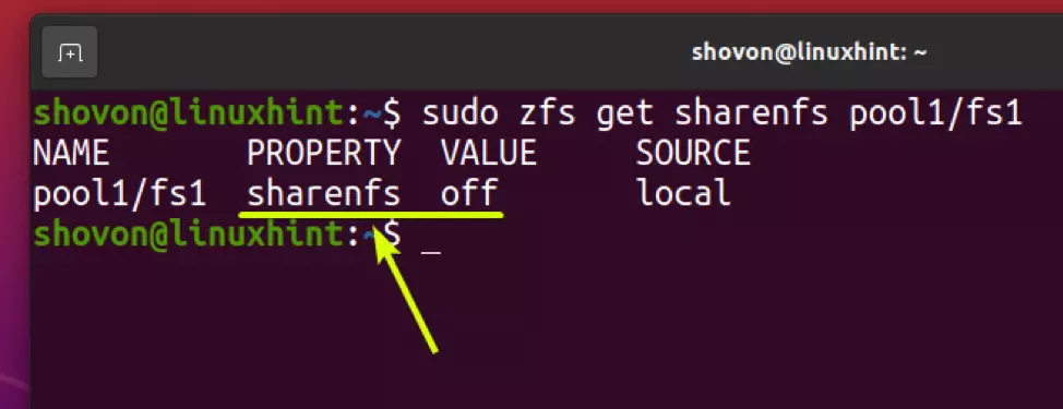 Hogyan oszthat meg ZFS fájlrendszereket NFS-sel 5015_53