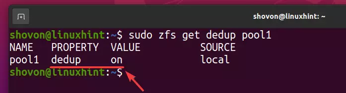 Giunsa Pag-enable ang ZFS Deduplication 5016_7