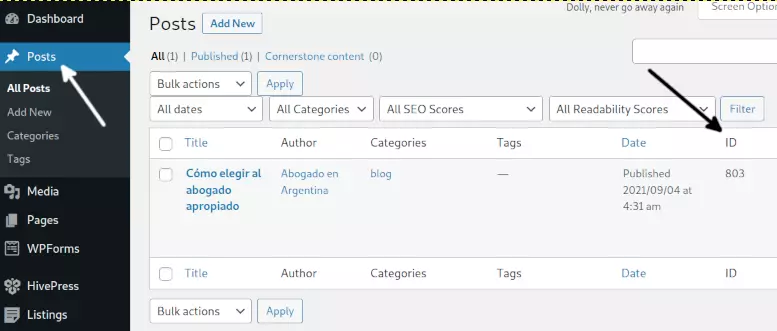 ورڈپریس ۾ پوسٽ ID ڪيئن ڳولهجي 5031_13