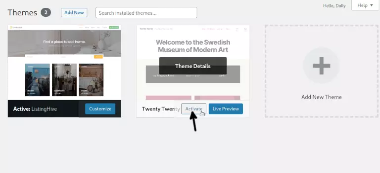 Kif tibdel Tema fi WordPress 5036_2