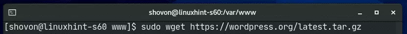 ວິທີການຕິດຕັ້ງ WordPress ໃນ CentOS 8 5046_22