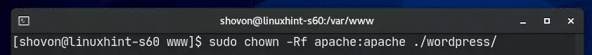 ວິທີການຕິດຕັ້ງ WordPress ໃນ CentOS 8 5046_30
