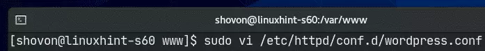 ວິທີການຕິດຕັ້ງ WordPress ໃນ CentOS 8 5046_35