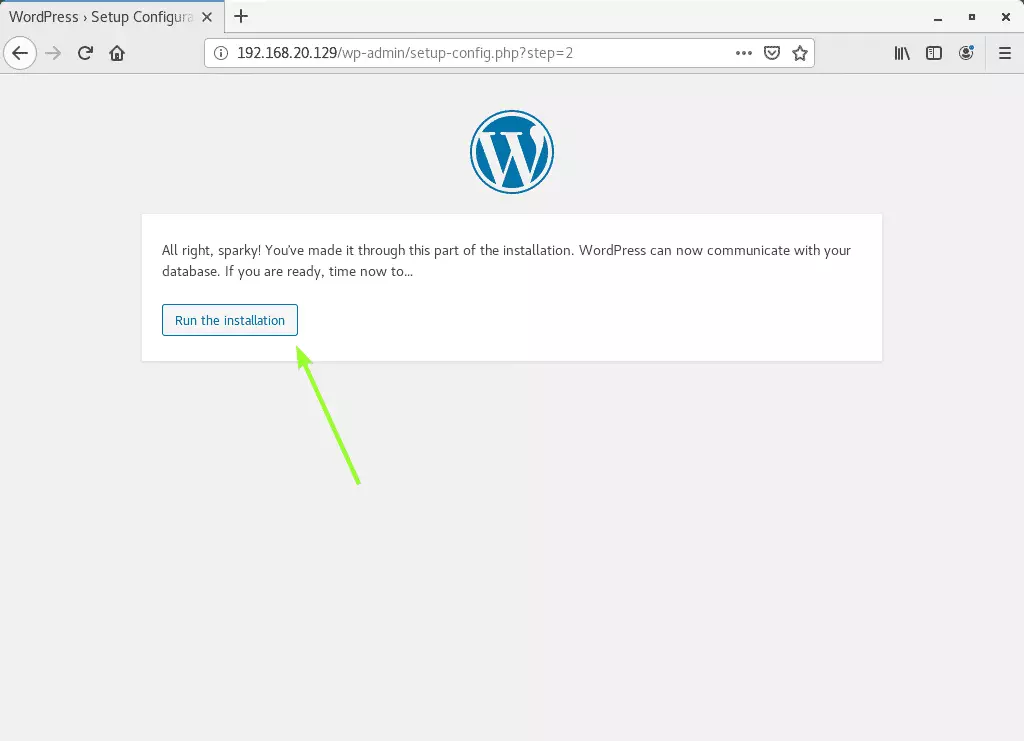 Hoe om WordPress op CentOS 8 te installeer 5046_43