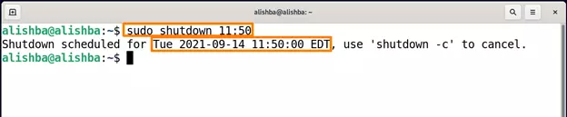 Debian 11 系統上的“shutdown”命令教程 5064_3