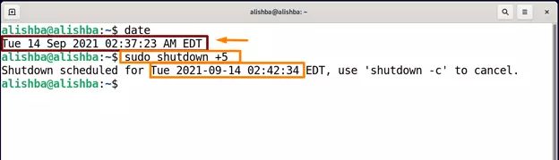 Tutorial des Befehls „shutdown“ auf dem Debian 11-System 5064_4