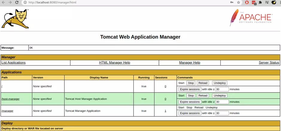 Jak nainstalovat Apache Tomcat na Debian 11 5065_12