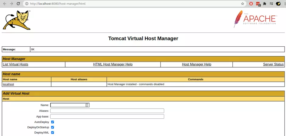 Ungayifaka kanjani i-Apache Tomcat ku-Debian 11 5065_14