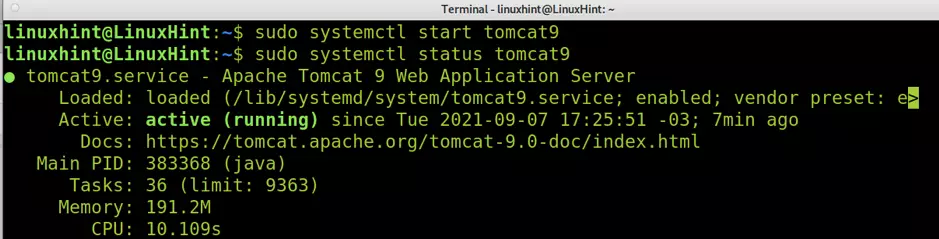 كيفية تثبيت Apache Tomcat على Debian 11 5065_6