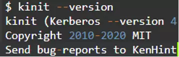 Kinit Linux Command