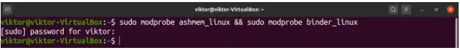 Усталёўка Anbox на Linux для запуску праграм Android 5099_5