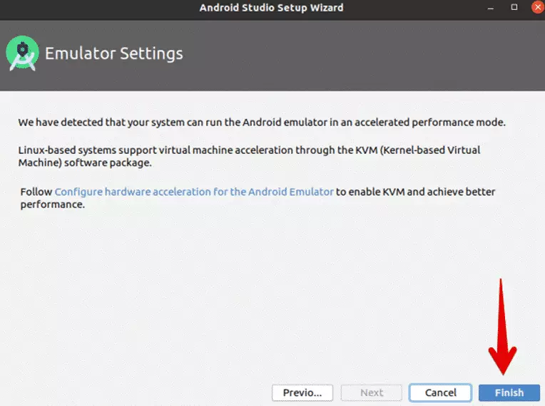 Meriv çawa Android Studio li Ubuntu 20.04 saz dike 5100_11