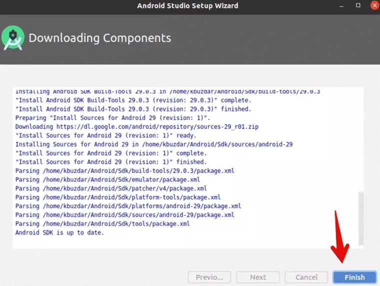 Kako namestiti Android Studio v Ubuntu 20.04 5100_12
