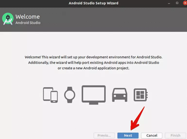 Hoe om Android Studio in Ubuntu 20.04 te installeer 5100_7