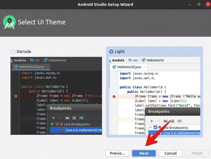 Kif Tinstalla Android Studio f'Ubuntu 20.04 5100_9