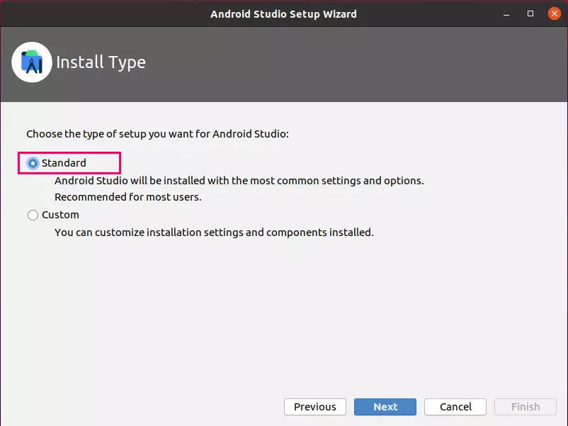 Усталюйце апошнюю версію Android Studio на Linux Mint 20 і Ubuntu 20.04 5102_9