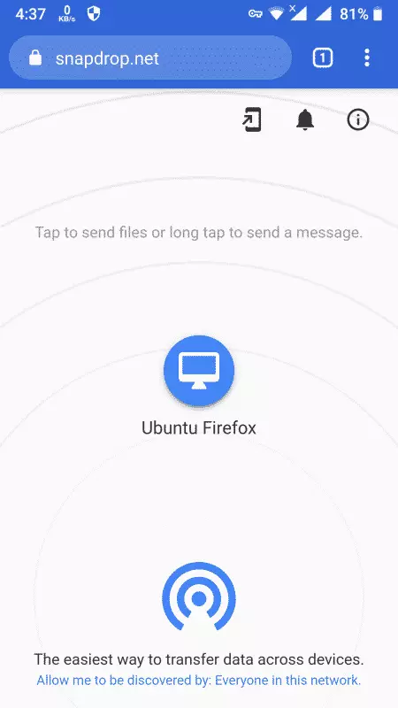 6 Wireless File Sharing Apps ho an'ny Linux sy Android 5104_10