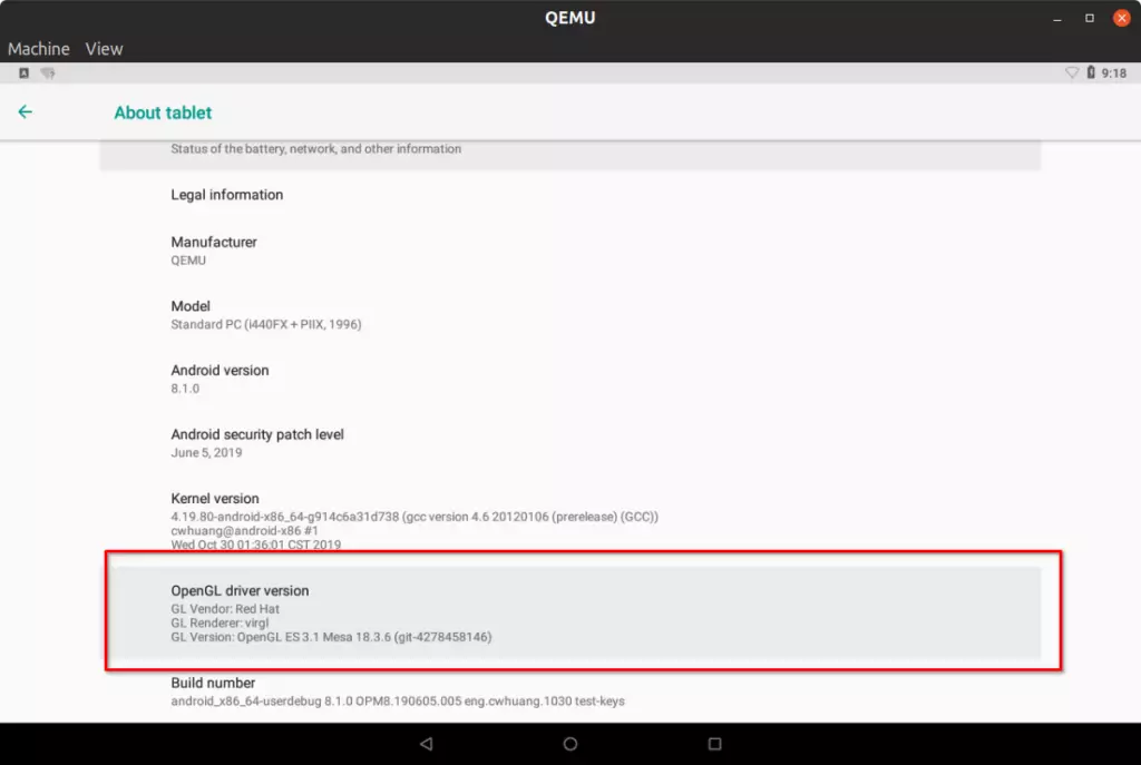 Linux'та 3D Android уеннарын уйнау өчен QEMU'да Android'ны ничек эшләргә 5105_14