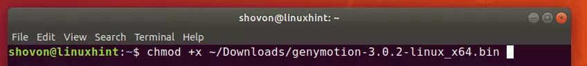 Як усталяваць эмулятар Android Genymotion на Ubuntu 5107_13