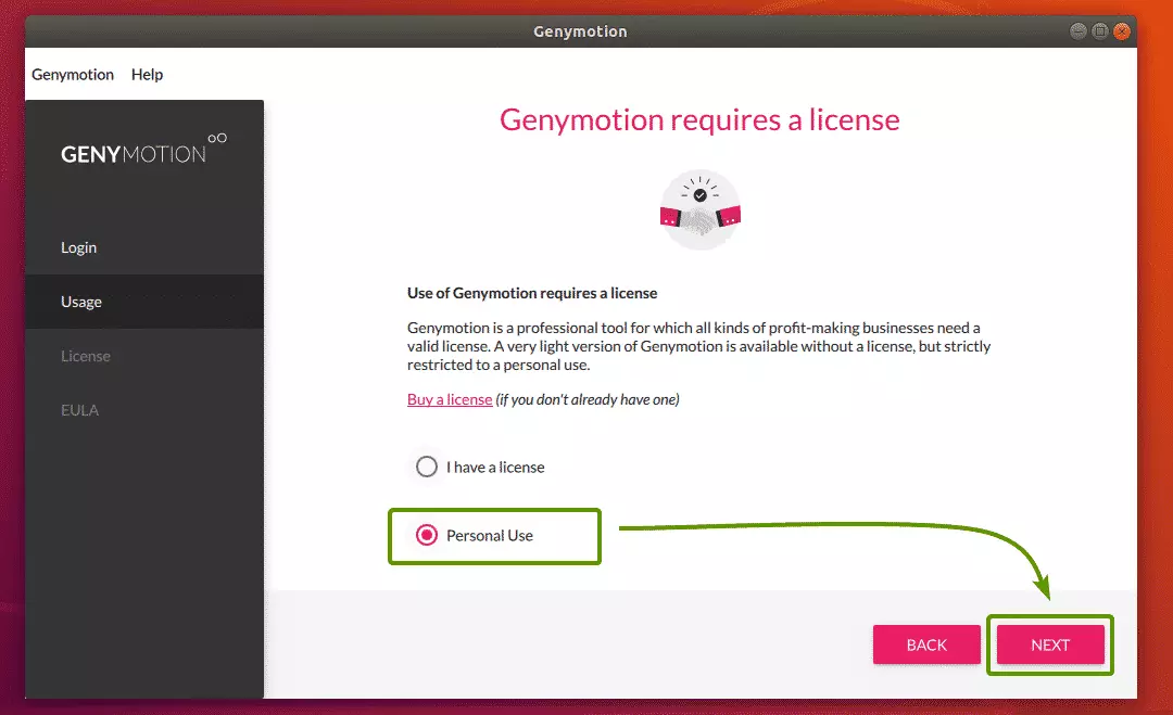 Як усталяваць эмулятар Android Genymotion на Ubuntu 5107_19