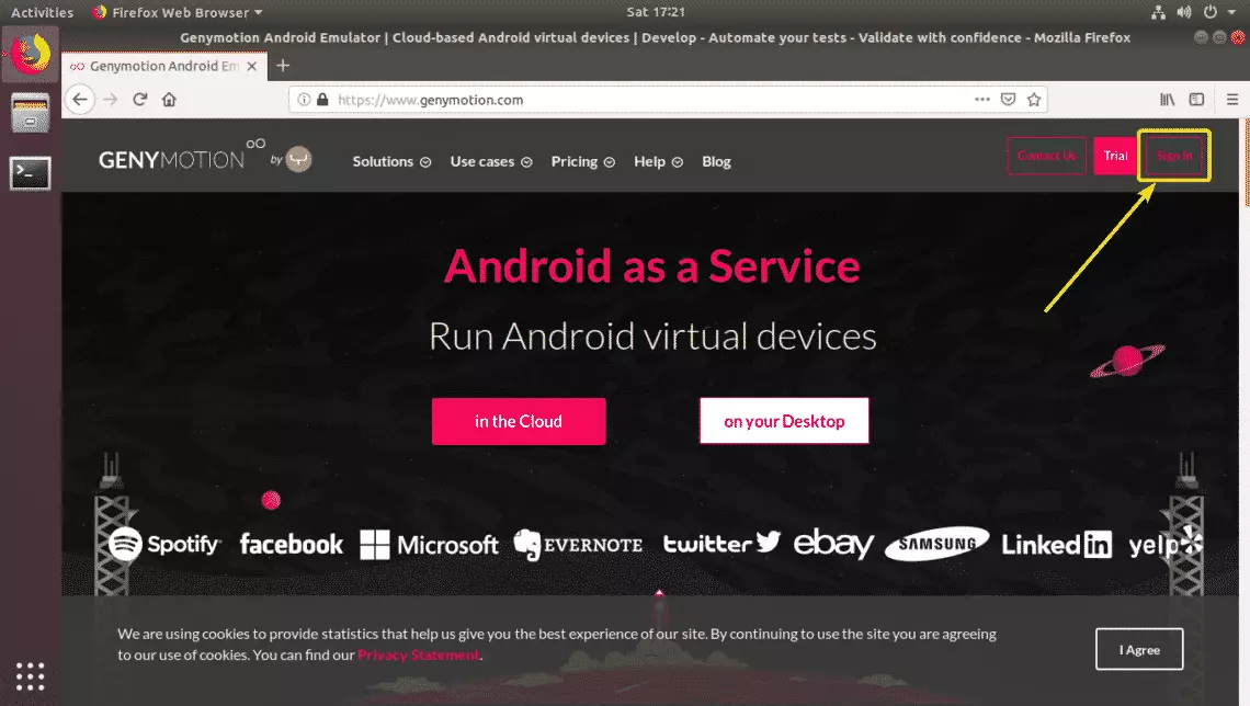 Hvernig á að setja upp Genymotion Android emulator á Ubuntu 5107_5