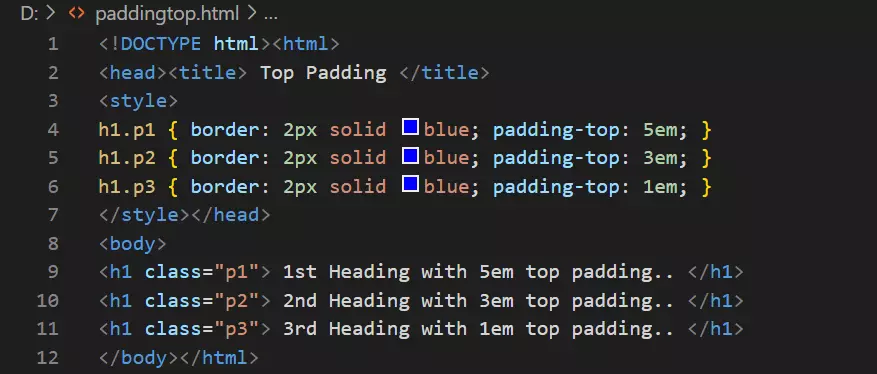 CSS Padding Top 5172_5