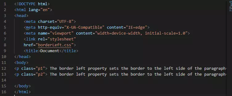 CSS Border-Left プロパティ 5181_1