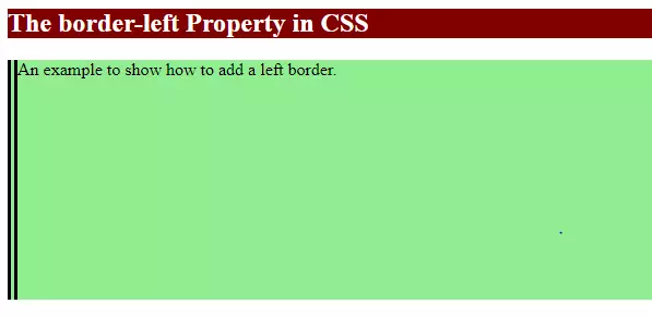 CSS Border-Left Property 5181_10