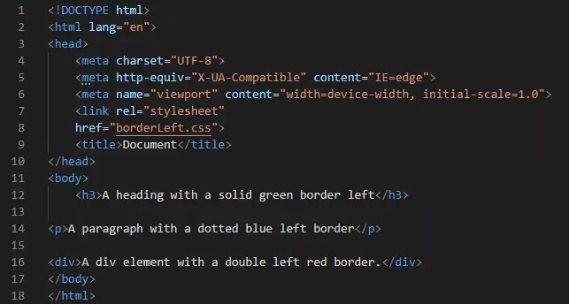 CSS Border-Left Property 5181_11