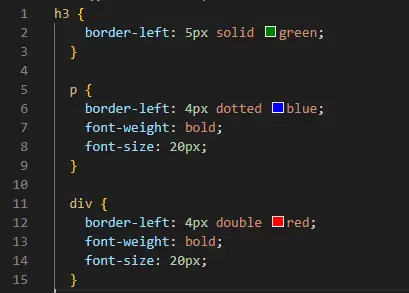 CSS Border-Left Property 5181_12