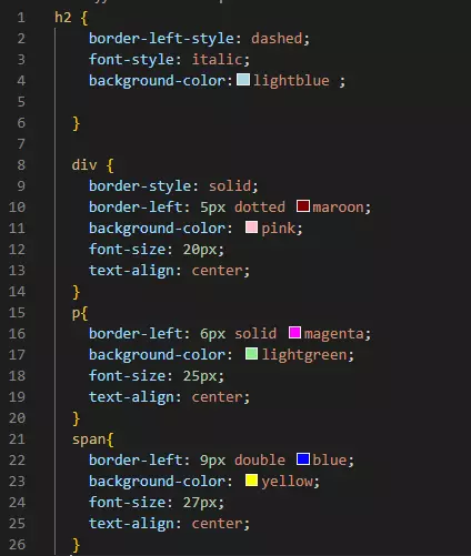 CSS Border-Left プロパティ 5181_15