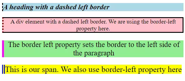 CSS Border-Left Property 5181_16