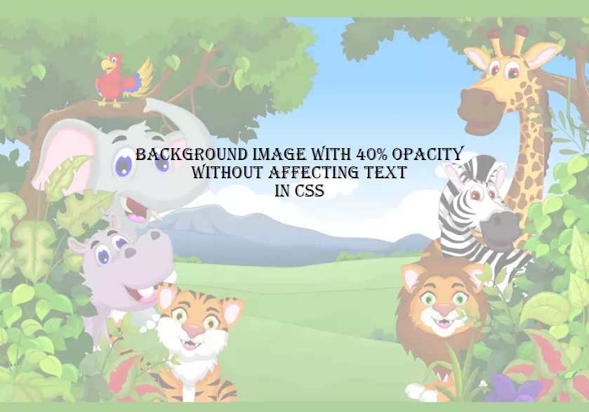 Непрозрачность фонового изображения CSS без изменения текста 5182_9