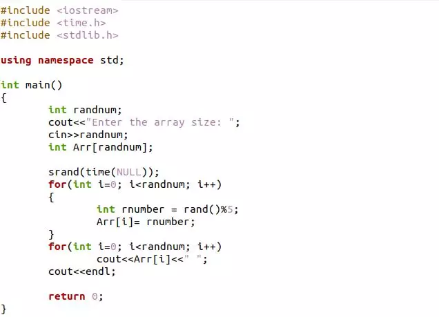 Rellenar matriz con números aleatorios C++ 5192_5