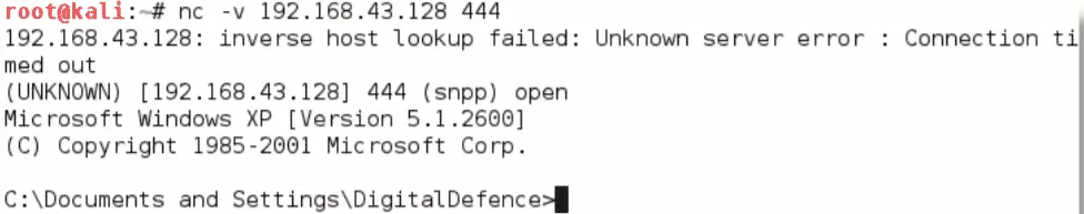 Kali Linux NetCat Awọn Aṣoju Iduroṣinṣin 5235_3