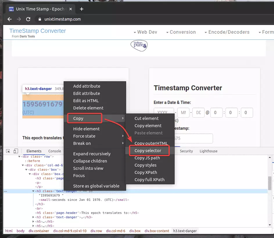 การค้นหาองค์ประกอบด้วยตัวเลือก CSS ด้วยซีลีเนียม 5261_11