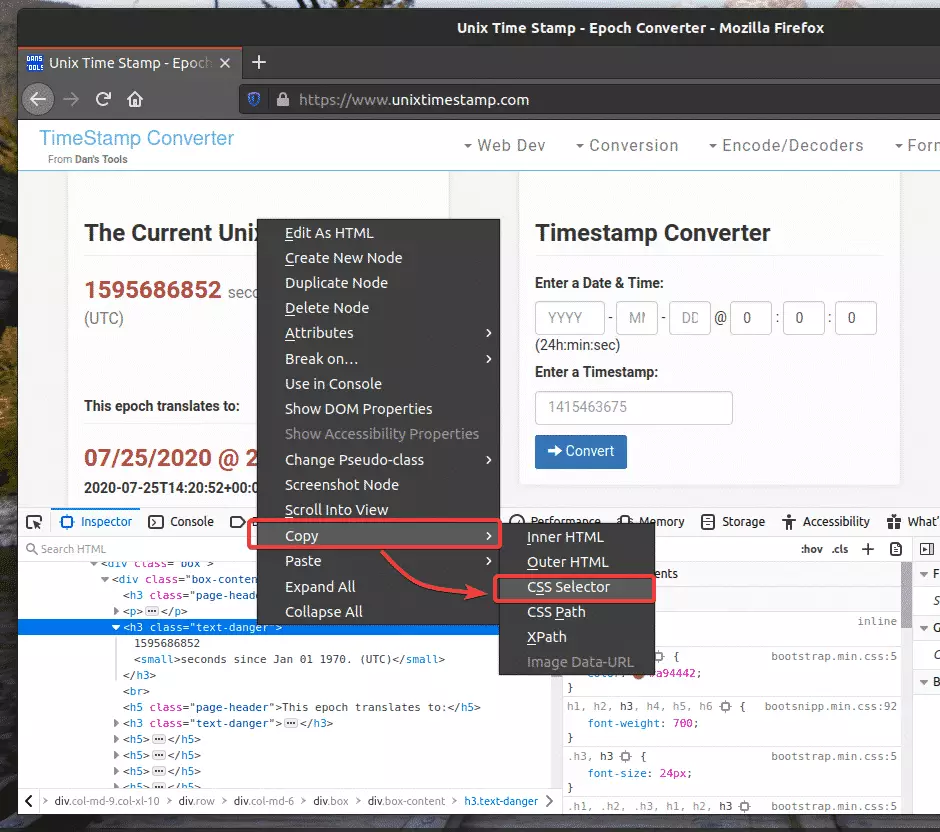 การค้นหาองค์ประกอบด้วยตัวเลือก CSS ด้วยซีลีเนียม 5261_17