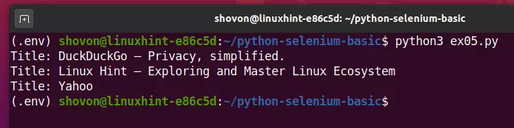 Introduzzjoni għas-Selenju f'Python 3 5268_46