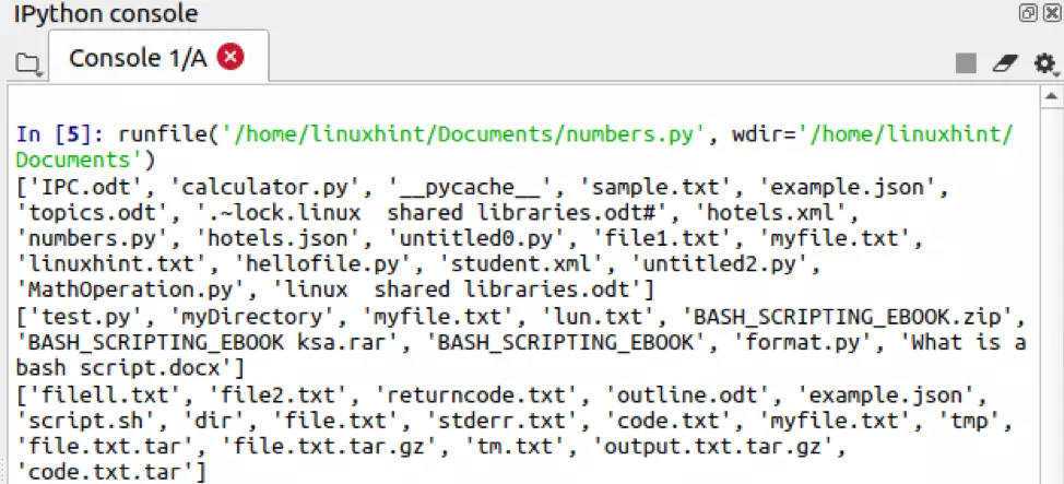 Pogoste metode modula Python OS 5289_6