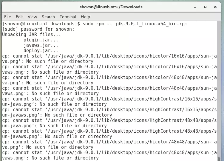 CentOS7 ನಲ್ಲಿ Oracle JDK 9 ಅನ್ನು ಸ್ಥಾಪಿಸಿ 5322_19