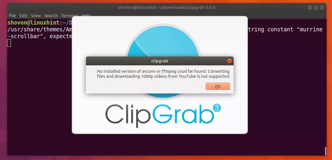 Instal·leu Clipgrab a Ubuntu 5328_13