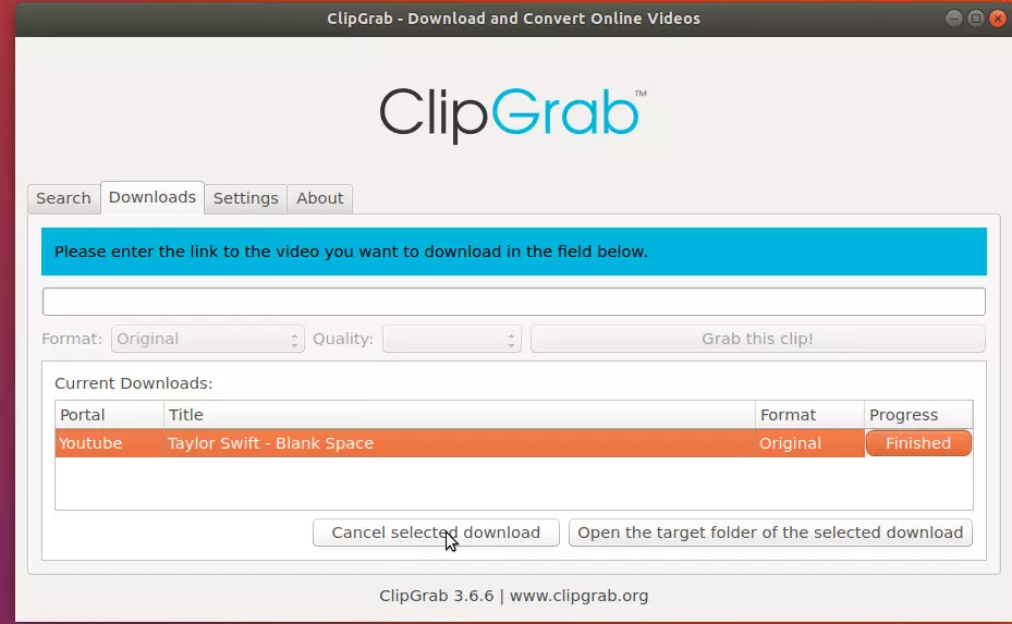 在 Ubuntu 上安裝 Clipgrab 5328_26