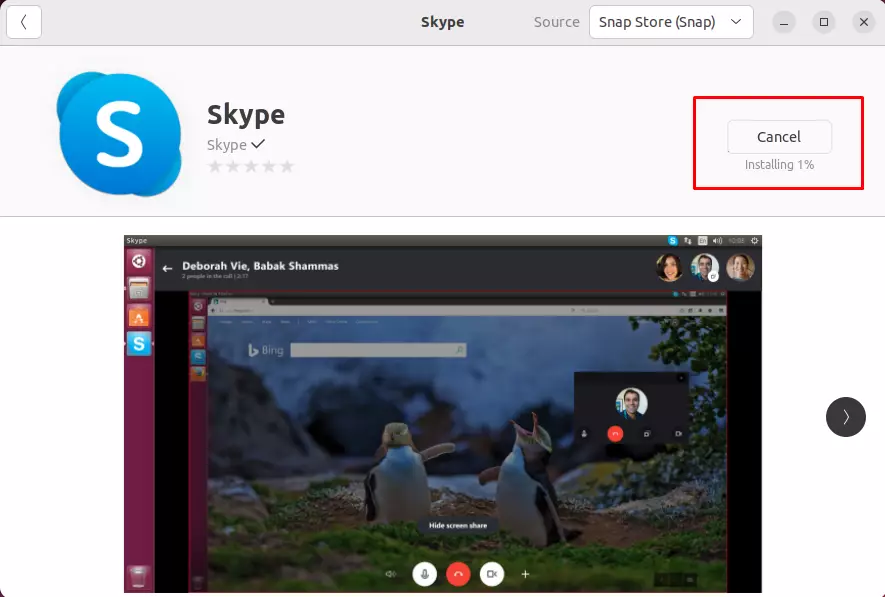 Ինչպես տեղադրել Skype-ը Ubuntu 22.04-ում 5348_11