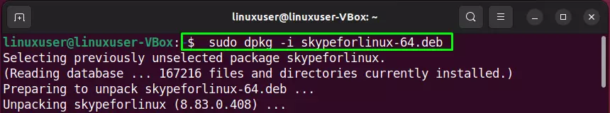 Kā instalēt Skype Ubuntu 22.04 5348_4