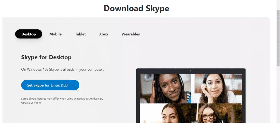 Instalirajte Skype na Ubuntu 5350_1