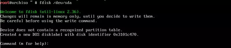 Ինչպես տեղադրել Arch-ը Linux վիրտուալ տուփի վրա 5354_4